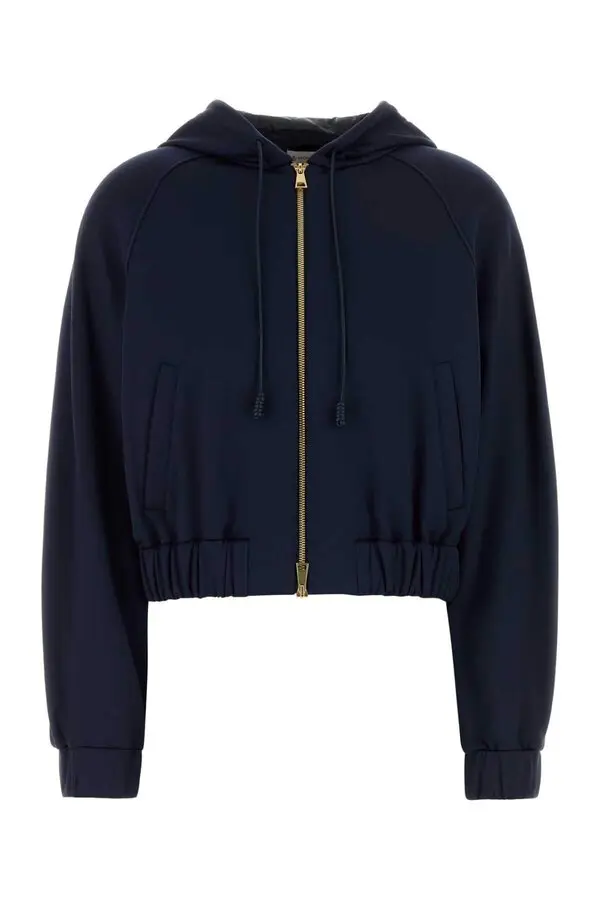 Moncler Stretch Jersey Sweatshirt - Blue
