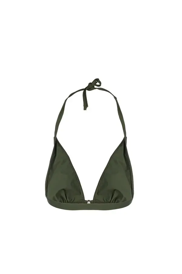 Celine Triangle Bikini Top - Multicolor