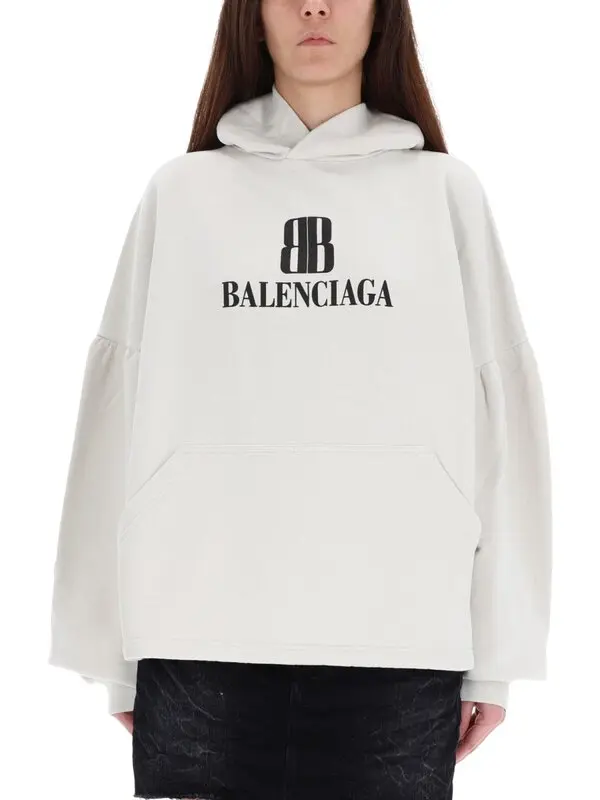 Balenciaga Cotton Sweatshirt - White