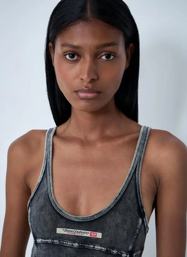 DIESEL® Phoebe-dnm Bodysuit - Black