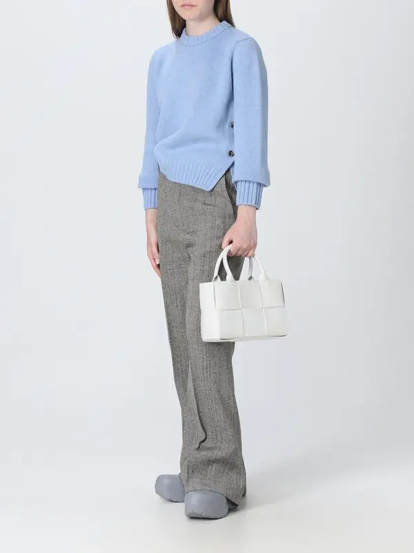 Bottega Veneta Pants In Silk And Viscose