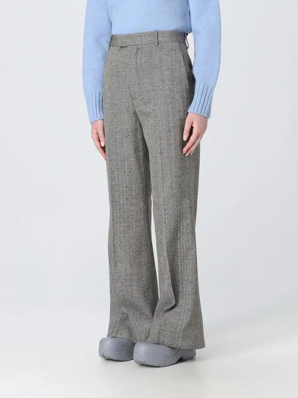 Bottega Veneta Pants In Silk And Viscose