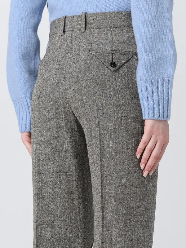 Bottega Veneta Pants In Silk And Viscose