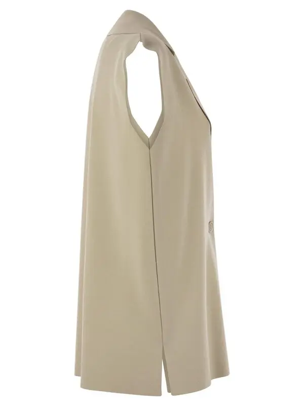 FAY Technical Viscose Knitted Vest