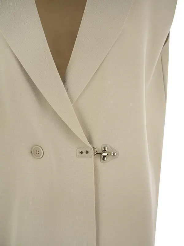FAY Technical Viscose Knitted Vest
