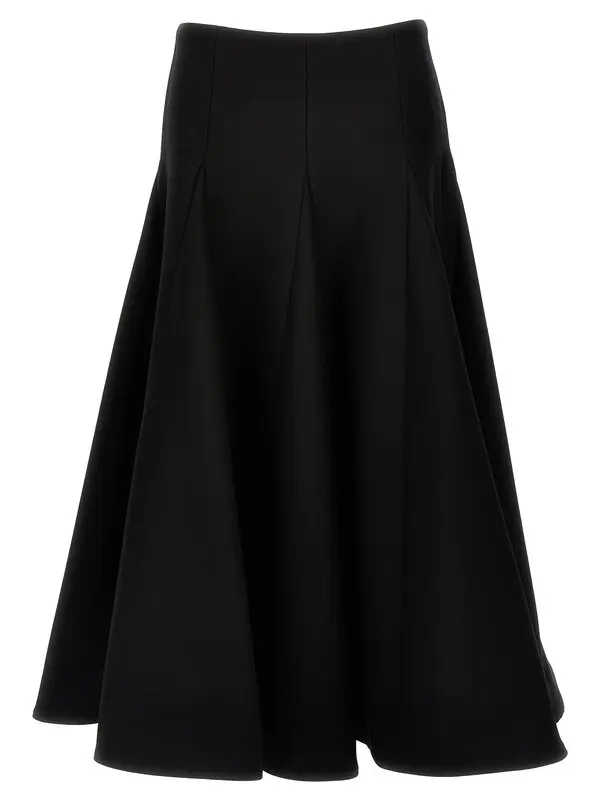 Valentino Garavani Solid Crepe Couture' Skirt