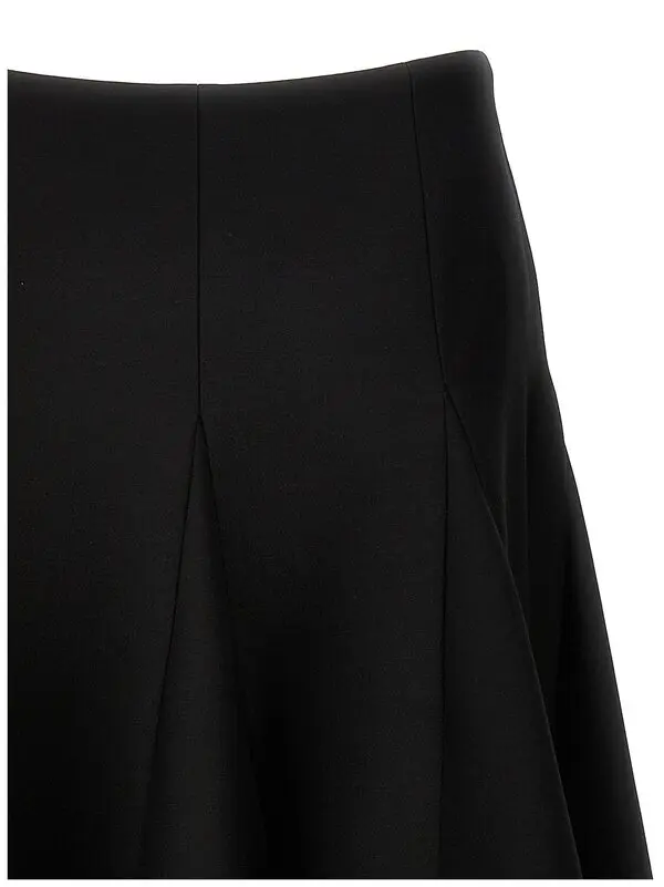 Valentino Garavani Solid Crepe Couture' Skirt