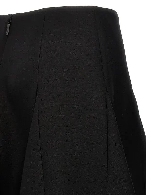 Valentino Garavani Solid Crepe Couture' Skirt