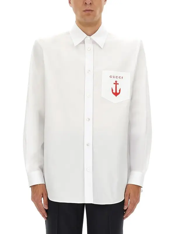 Gucci Shirt With Embroidery