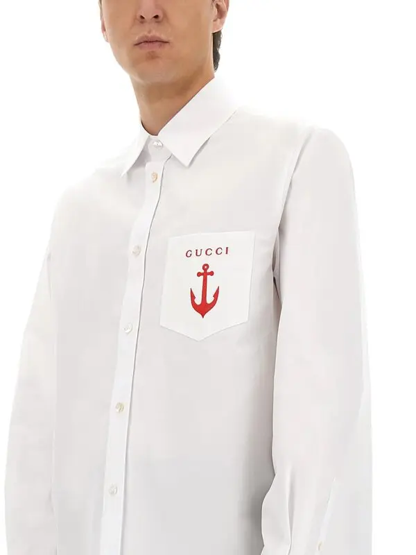 Gucci Shirt With Embroidery