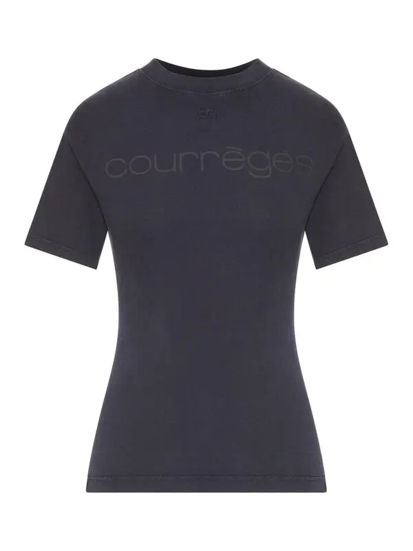 COURREGES Waisted Printed T-shirt