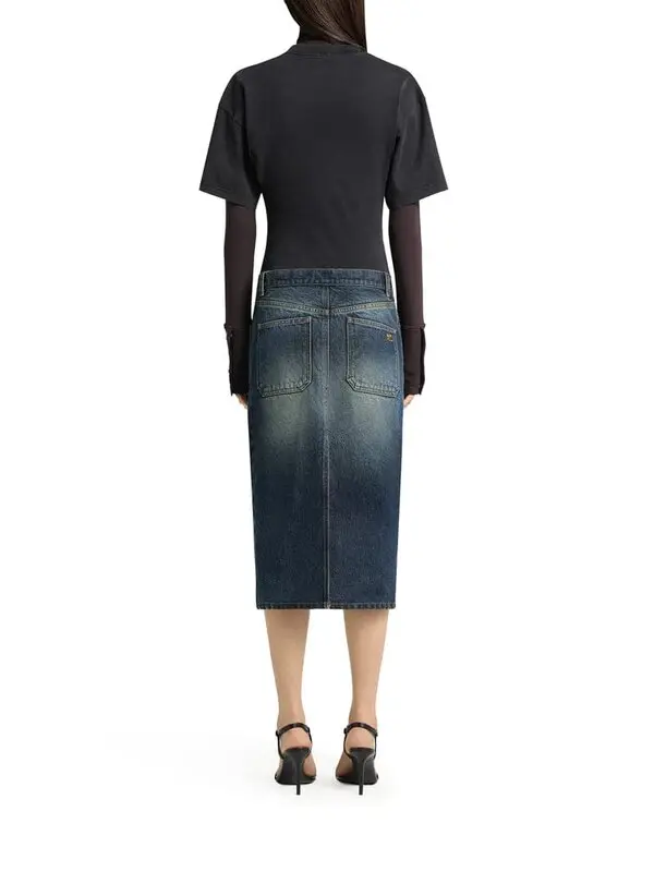 COURREGES Waisted Printed T-shirt