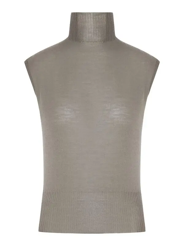 Rick Owens Turtle Knitted Top