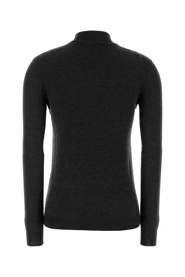 JIL SANDER Wool Blend Sweater - Gray