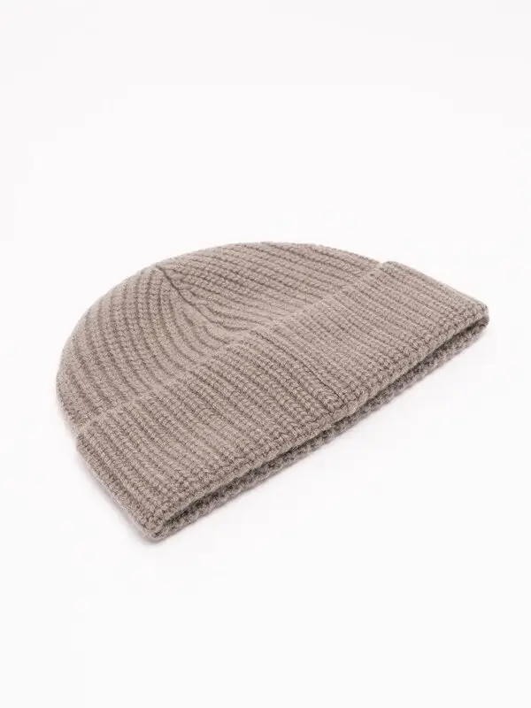 Brunello Cucinelli Cashmere English Rib Knit Beanie - Multicolor