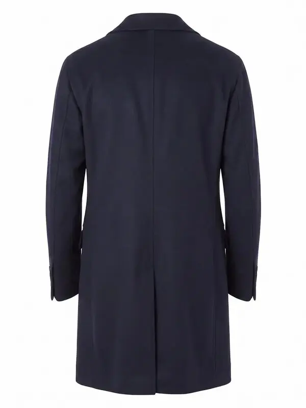 Brunello Cucinelli Wool Overcoat - Multicolor