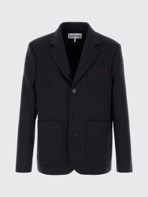 Loewe Wool Single-breasted Blazer