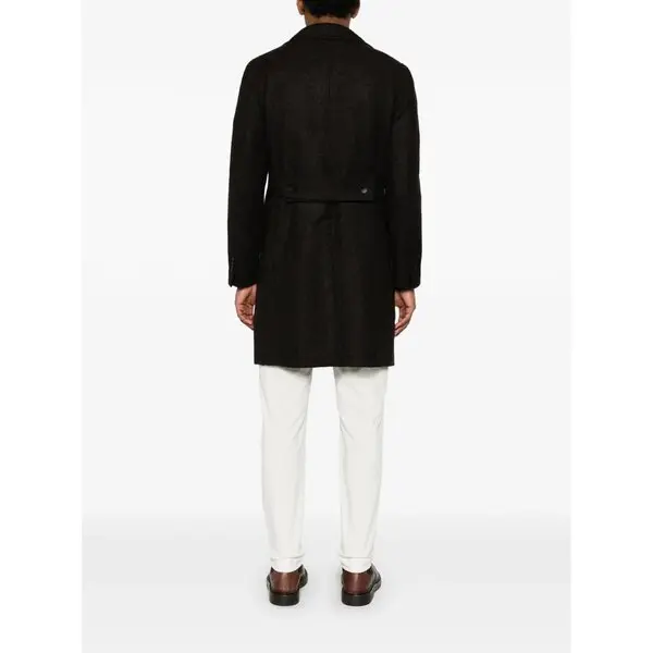 Tagliatore Textured Double-breasted Coat
