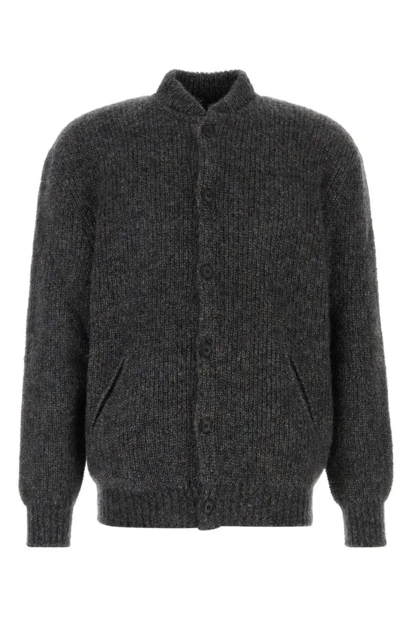 Giorgio Armani Mohair Blend Cardigan - Multicolor