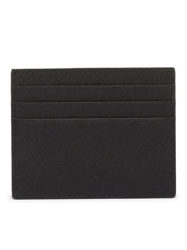 Prada Saffiano Card Holder - Black