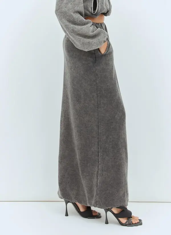 DIESEL® O-tulip Maxi Skirt - Gray