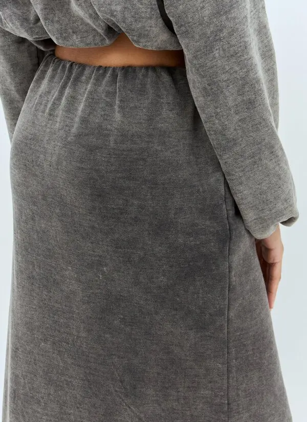 DIESEL® O-tulip Maxi Skirt - Gray