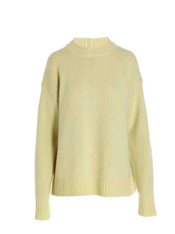 JIL SANDER Crewneck Sweater - Yellow