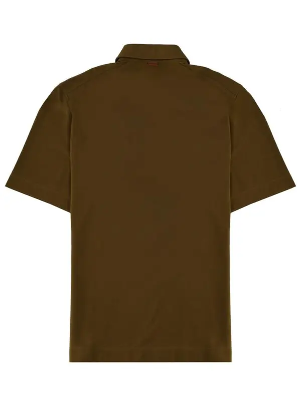 Zegna Regular Fit Polo Shirt - Green