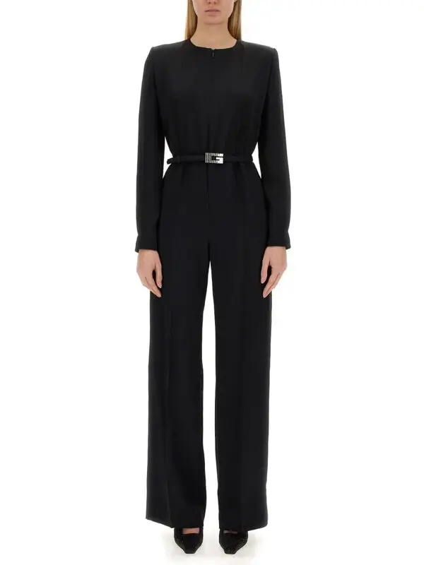 Gucci Viscose Jumpsuit With Belt