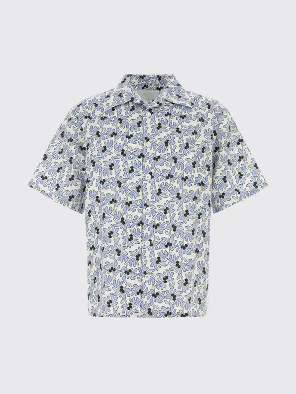 Prada Printed Cotton Poplin Shirt