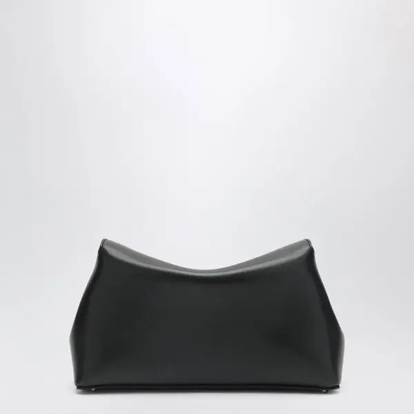 TOTEME Leather T-lock Clutch Bag - Black