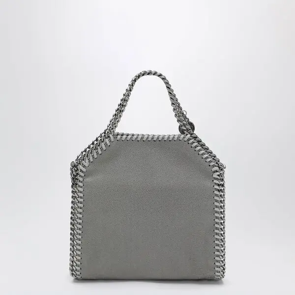 Stella McCartney Falabella Micro Tote Bag In Light Grey