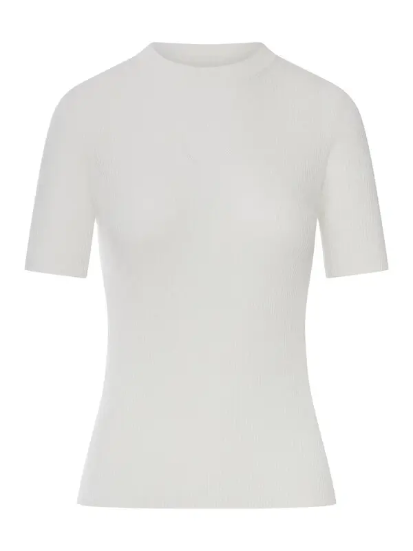 Fendi Cotton Sweater With Front Logo