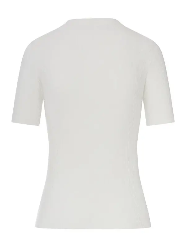 Fendi Cotton Sweater With Front Logo