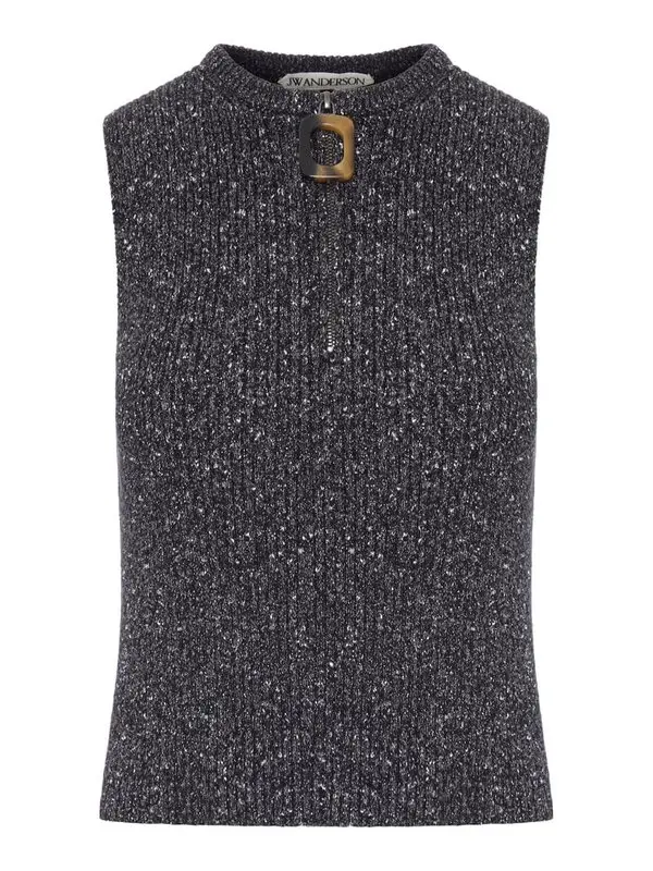 JW Anderson J.w.anderson Top Tank With Zip - Black