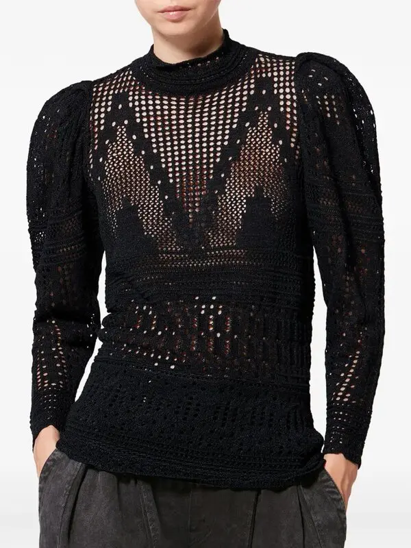 Isabel Marant Étoile Dahara Openwork Cotton Sweater