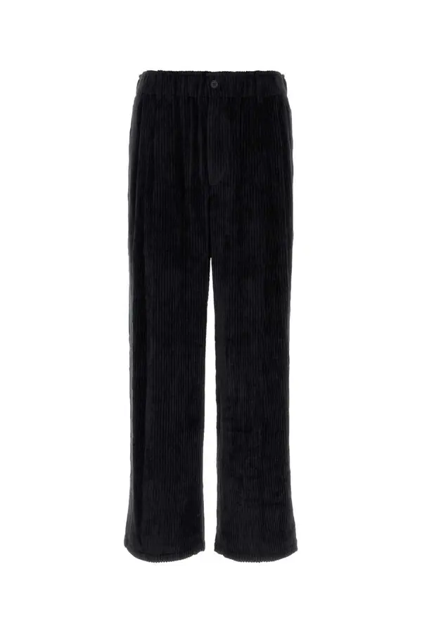 Giorgio Armani Corduroy Wide-leg Pant - Yellow