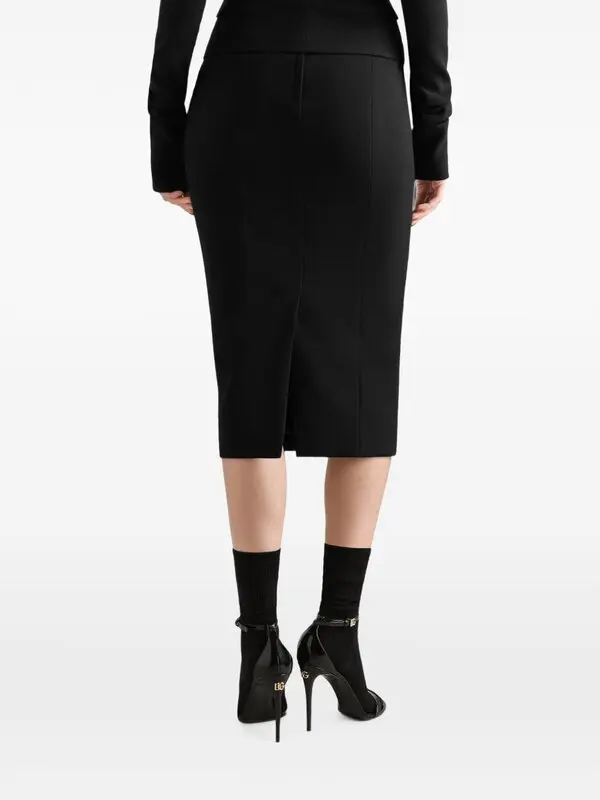 Dolce & Gabbana Wool Midi Skirt