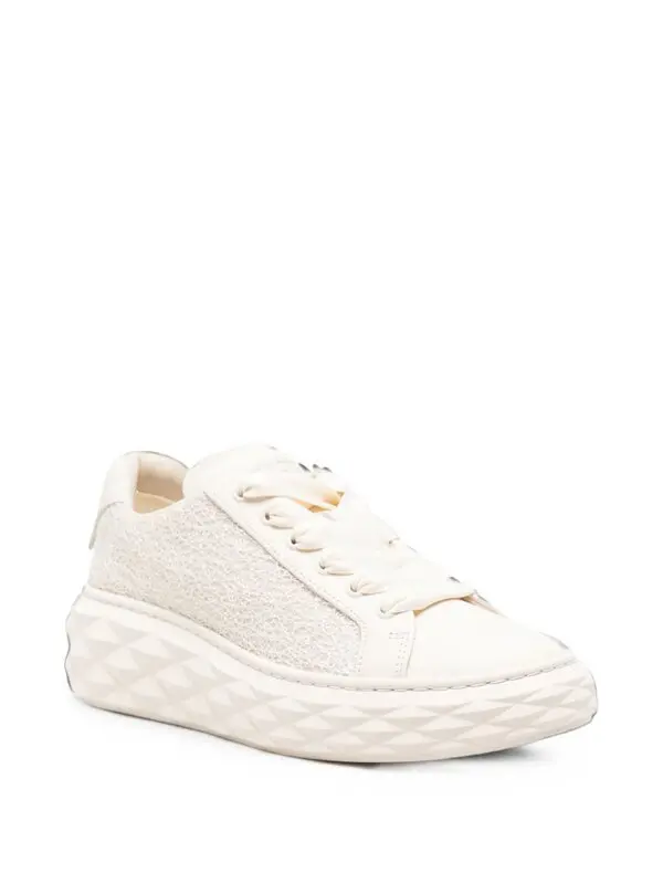 JIMMY CHOO Diamond Leather Sneakers