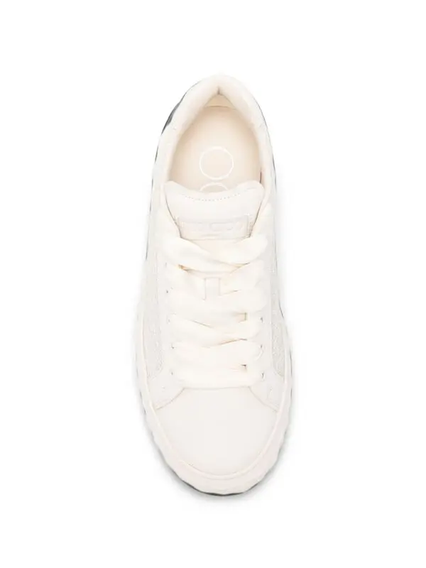 JIMMY CHOO Diamond Leather Sneakers