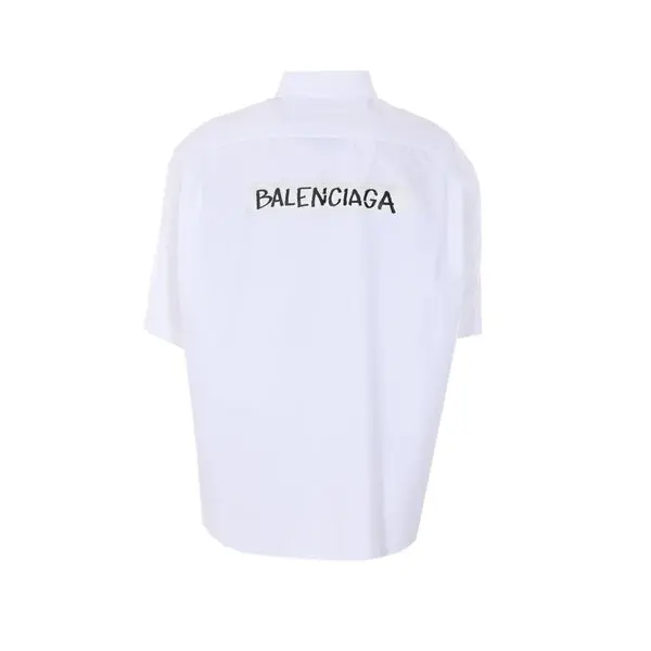 Balenciaga Masking Tape Print Shirt