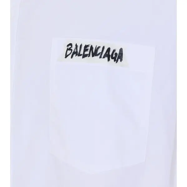 Balenciaga Masking Tape Print Shirt
