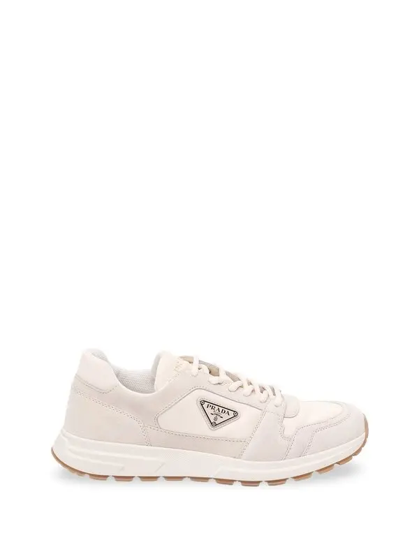 Prada Suede And Fabric Sneakers