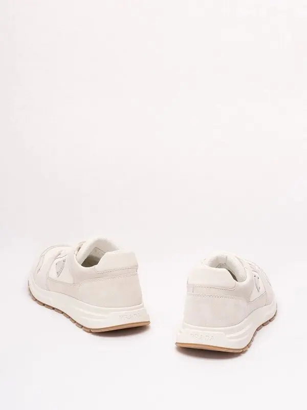 Prada Suede And Fabric Sneakers