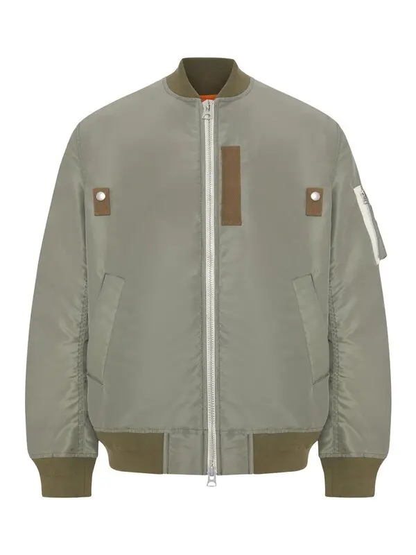 Sacai Nylon Bomber Jacket With Zip