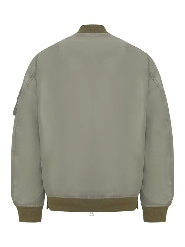 Sacai Nylon Bomber Jacket With Zip