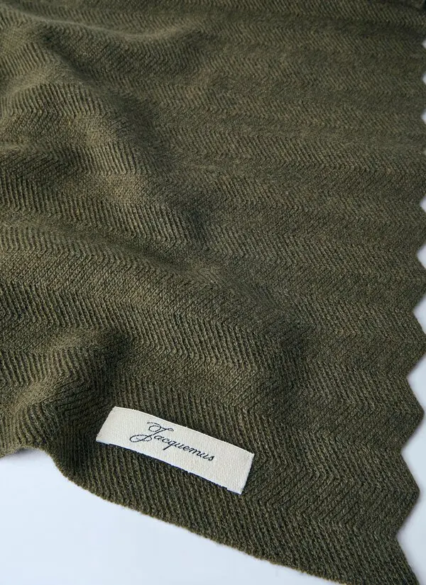 Jacquemus Le Chale Chevron Scarf