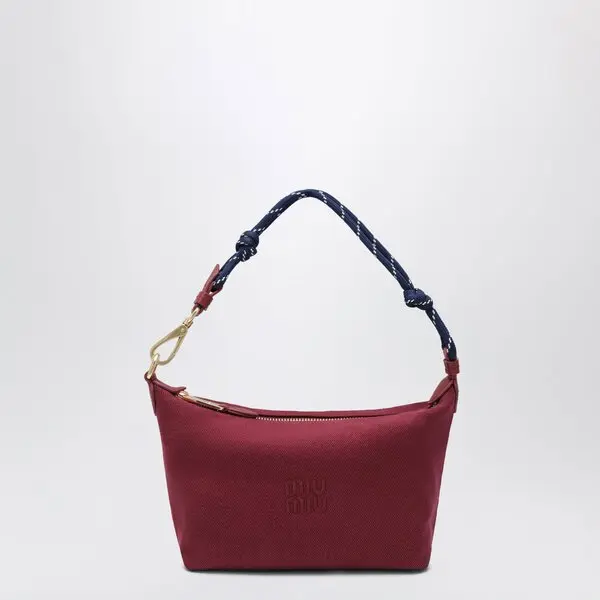 Miu Miu Cherry/baltic Gabardine Pouch