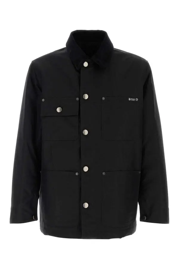 Prada Canvas Jacket - Black