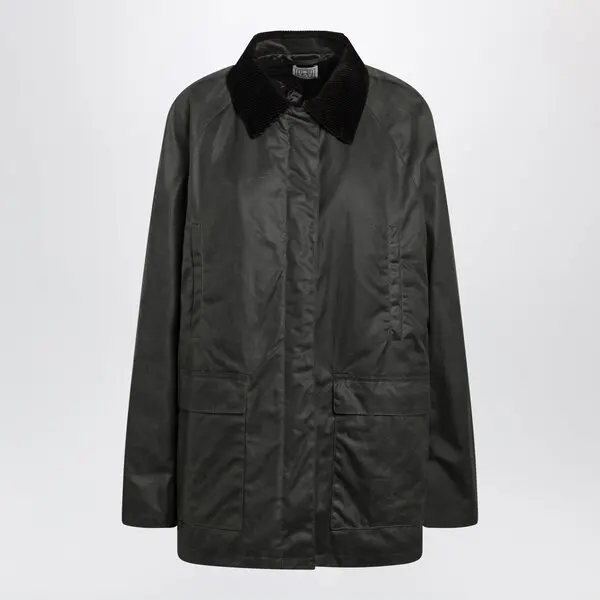 TOTEME Waxed Cotton Country Jacket - Green